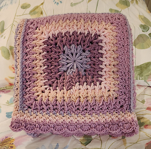 Ravelry: Soft As A Feather Baby Blanket pattern by Merri Purdy - Purdy ...