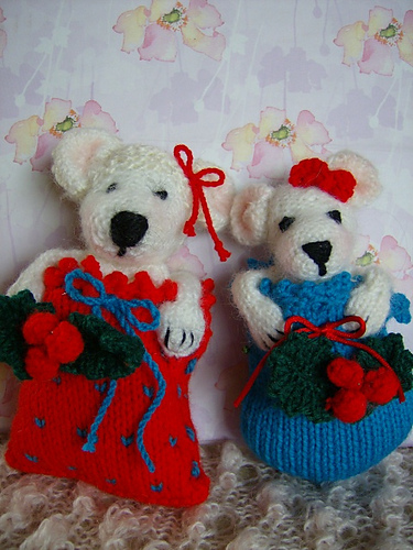 Ravelry: It's Very Bear-ley Christmas Time!- Tree Trims/Toys pattern by ...