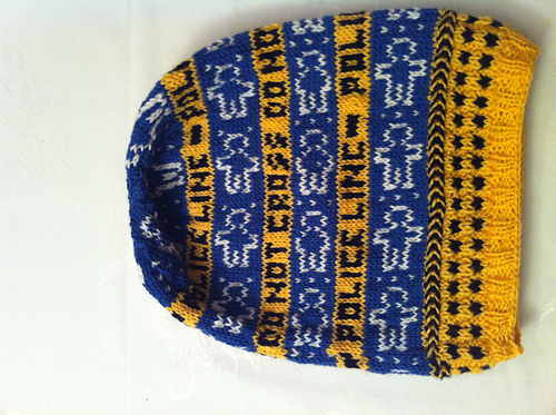 Ravelry: Crime scene long beanie pattern by Sandra Jäger