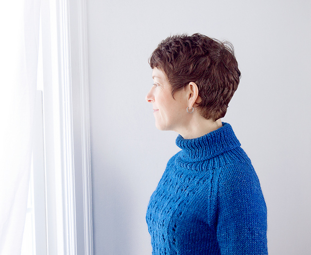Ravelry: Lace Panel Sweater pattern by Megan Goodacre