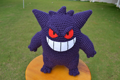 Ravelry: Gengar pattern by Ana Amélia (Miahandcrafter)