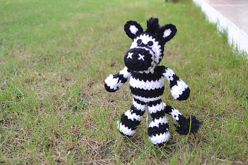 Ravelry: Little Bigfoot Zebra pattern by Sharon Ojala and Ana Amélia ...