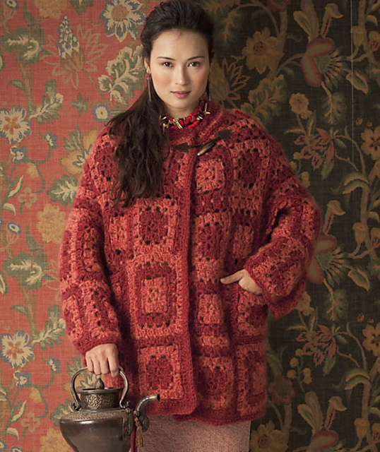 Ravelry: #28 Granny Square Coat pattern by Mari Lynn Patrick