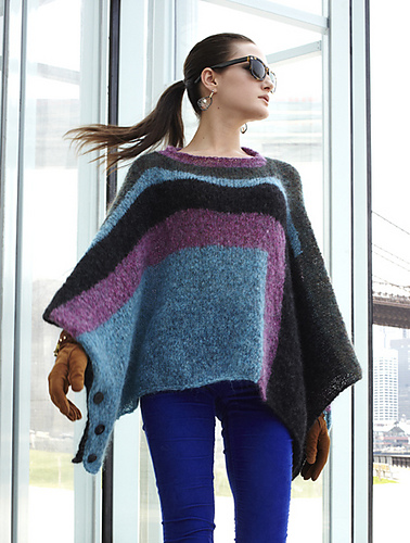 Ravelry: #18 Side-Button Cape pattern by Amanda Keep Williams