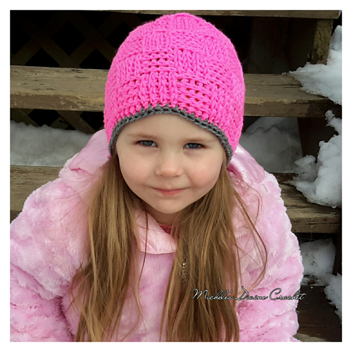 Ravelry: "Check" Me Out Beanie pattern by Sweet Potato Crochet Creations