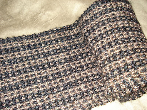 Ravelry: Double-double scarf pattern by Micheline Lefebvre