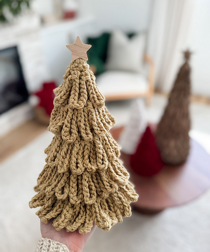 Ravelry: Bulky & Quick Loopy Trees pattern by MJ's Off The Hook Designs