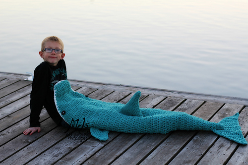 Ravelry: Soft & Cozy Dolphin Blanket pattern by MJ's Off The Hook Designs