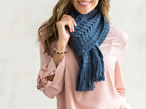 Ravelry: Blissful Cabled Scarf pattern by MJ's Off The Hook Designs