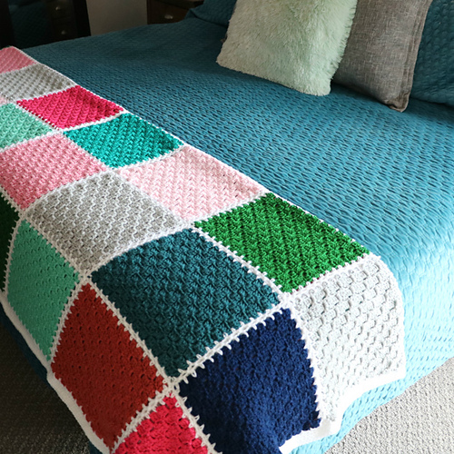 Ravelry: Modern Patchwork Throw pattern by MJ's Off The Hook Designs