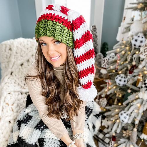 Ravelry: Bulky & Quick Elf Hat pattern by MJ's Off The Hook Designs
