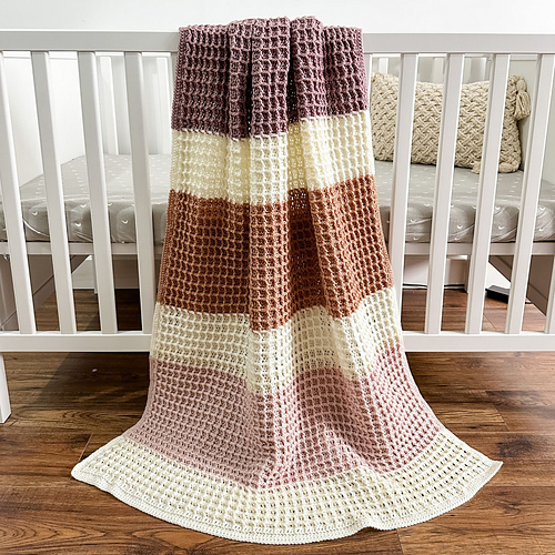 Ravelry: Waffle-icious Blanket pattern by MJ's Off The Hook Designs