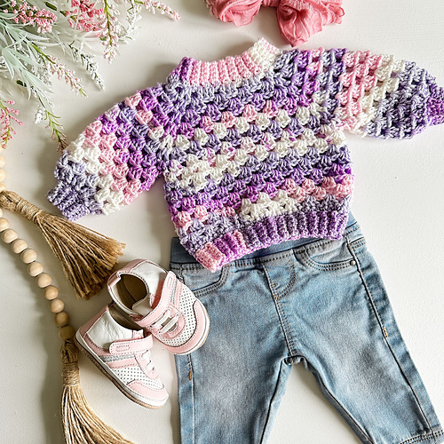 Ravelry: Mini Pop Pullover pattern by MJ's Off The Hook Designs