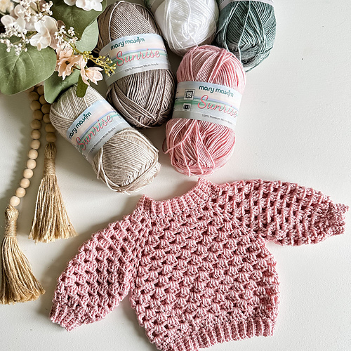 Ravelry: Mini Pop Pullover pattern by MJ's Off The Hook Designs