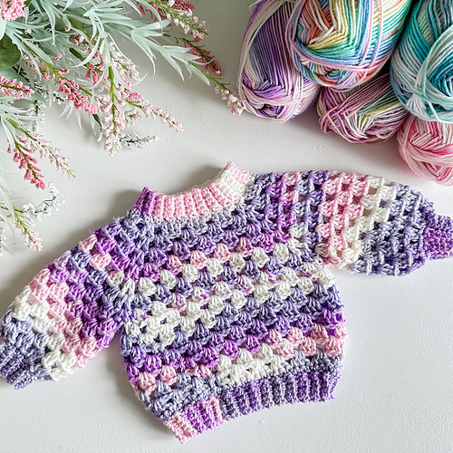 Ravelry: Mini Pop Pullover pattern by MJ's Off The Hook Designs