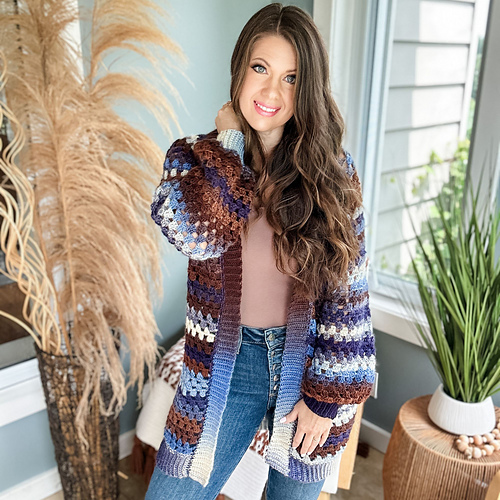 Ravelry: Granny Pop Cardigan pattern by MJ's Off The Hook Designs