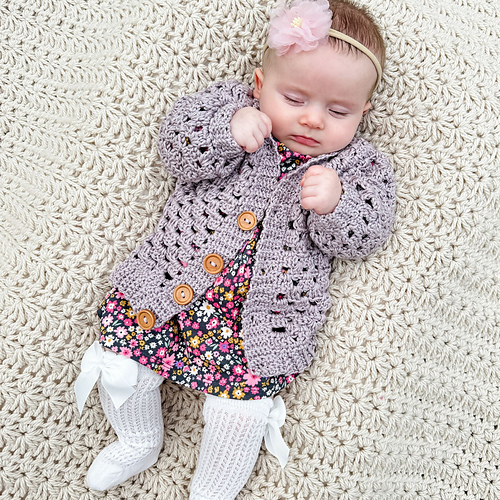 Ravelry: Mini Pop Cardigan pattern by MJ's Off The Hook Designs