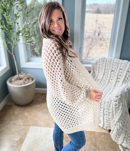 Ravelry: Granny Pop Cardigan pattern by MJ's Off The Hook Designs