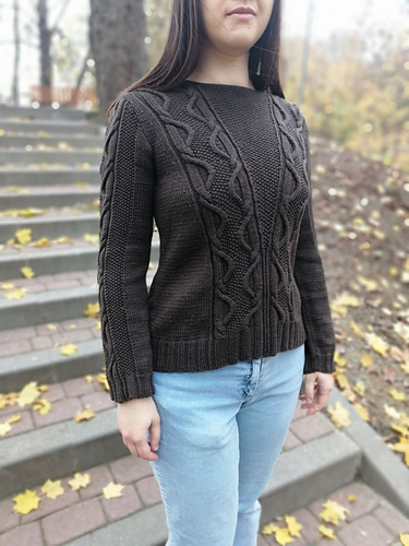 Ravelry: Free Falling Pullover pattern by Linda Marveng