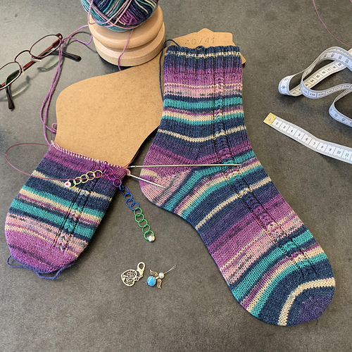 Ravelry: Shadow Wrap Heel Socks 2 Ways pattern by Shannon Larson