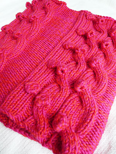 Ravelry: Bubbles & Cables Cowl pattern by Birgitte Zeuner