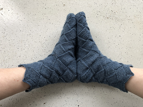 Ravelry: Royal Entrelac socks pattern by Baiba Jautaiķe
