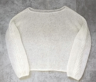 Ravelry: Fishbone sweater pattern by Natalie Totska