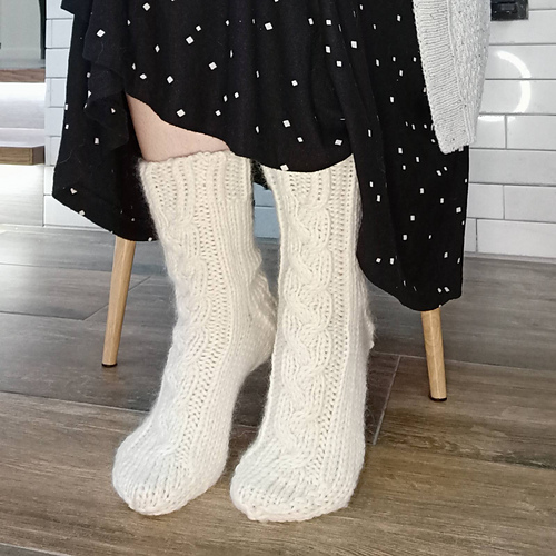 Ravelry: Chunky socks Mila pattern by Natalie Totska