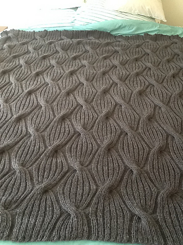 Ravelry: Jamie Cross Cable Shawl pattern by Jacques Cartier Clothier