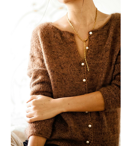 Ravelry: Kinvarra Cardigan pattern by Minimi Knit Design