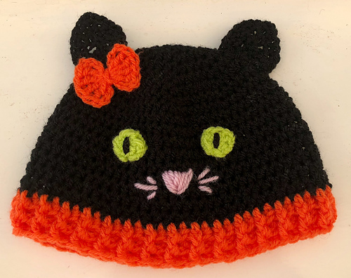 Ravelry: Halloween Black Cat Hat pattern by Erangi Udeshika
