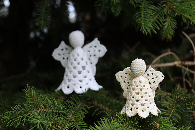 Ravelry: Liten virkad skyddsängel pattern by Minna Knutar