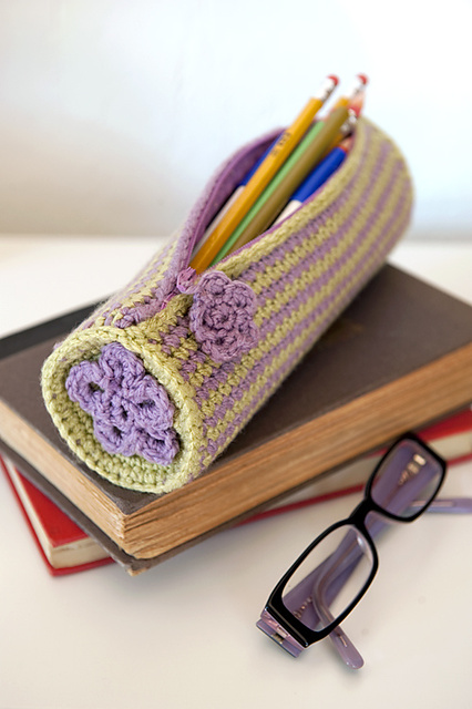 Ravelry: Pretty Pencil Case pattern by Mary Jane Hall