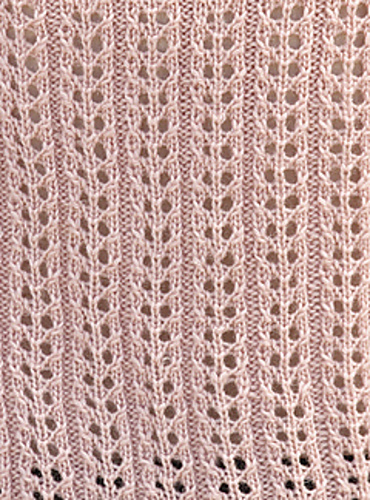 Ravelry: Pointelle Pink pattern by Penny Ollman