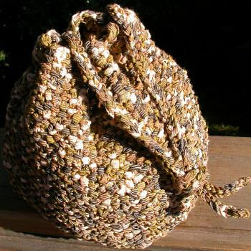 Ravelry: Draw String sack bag pattern by Crystal Palace Yarns