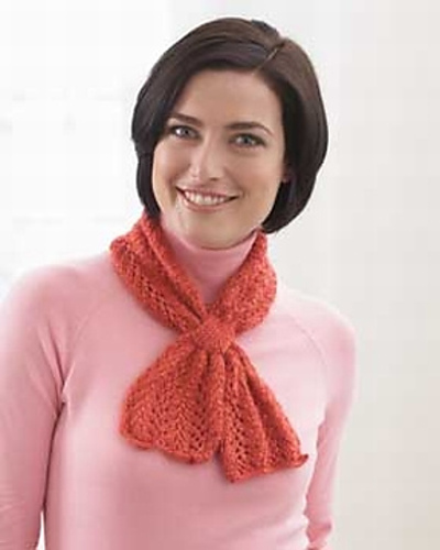Ravelry: Keyhole Scarf pattern by Bernat Design Studio