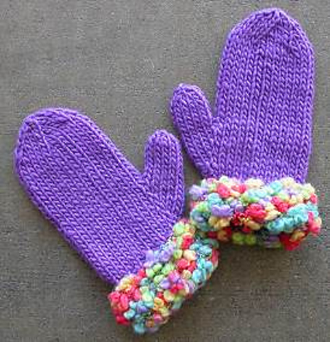 Ravelry: Knit Mittens with Nubbles and Iceland Wool pattern by Sandi Rosner