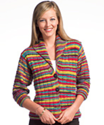 Ravelry: Easy Stripes Knit Jacket pattern by Ann E. Smith