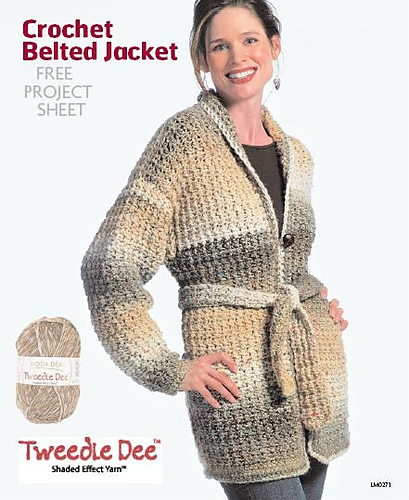 Ravelry: Belted Jacket pattern by Denise Black