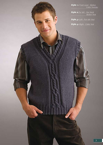 Ravelry: Cable Vest pattern by Patons Australia