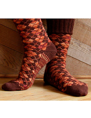 Ravelry: 2-Stranded Argyle Socks pattern by Camille Chang