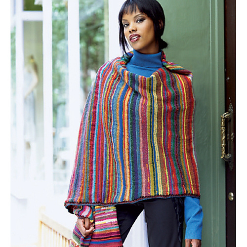 Ravelry: #13 Striped Wrap pattern by Brandon Mably