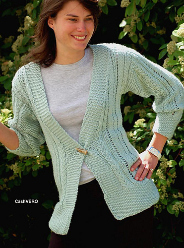 Ravelry: Lace Cable Cardigan pattern by Yvette Silverman