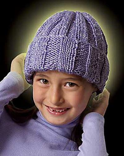 Ravelry: Ribbed Tube Hat pattern by Bernat Design Studio