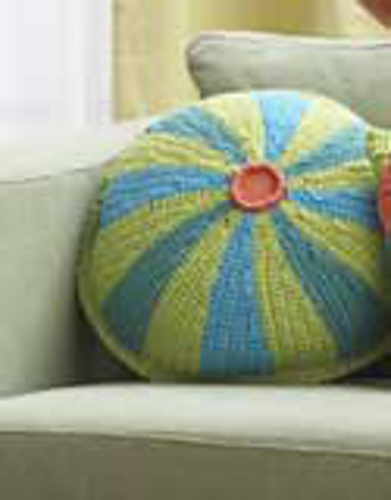Ravelry: Pinwheel Pillow pattern by Lily / Sugar'n Cream