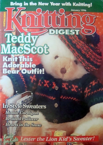 Ravelry: Knitting Digest Magazine, Vol. 18 No. 1, January 1996 - patterns