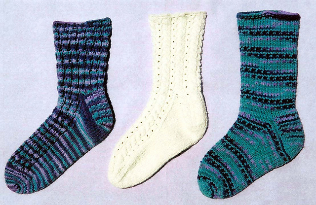 Ravelry: Lacy Multi-colored Socks pattern by Cascade Yarns® Design Team