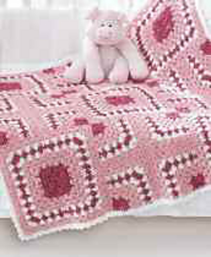 Ravelry: Puzzle Blocks Baby Blanket pattern by Bernat Design Studio