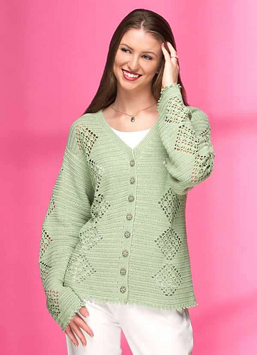 Ravelry: Spring Green Cardigan pattern by Margret Willson