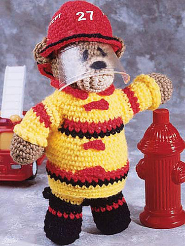 Ravelry: Fireman Bear pattern by Lori Jean Karluk